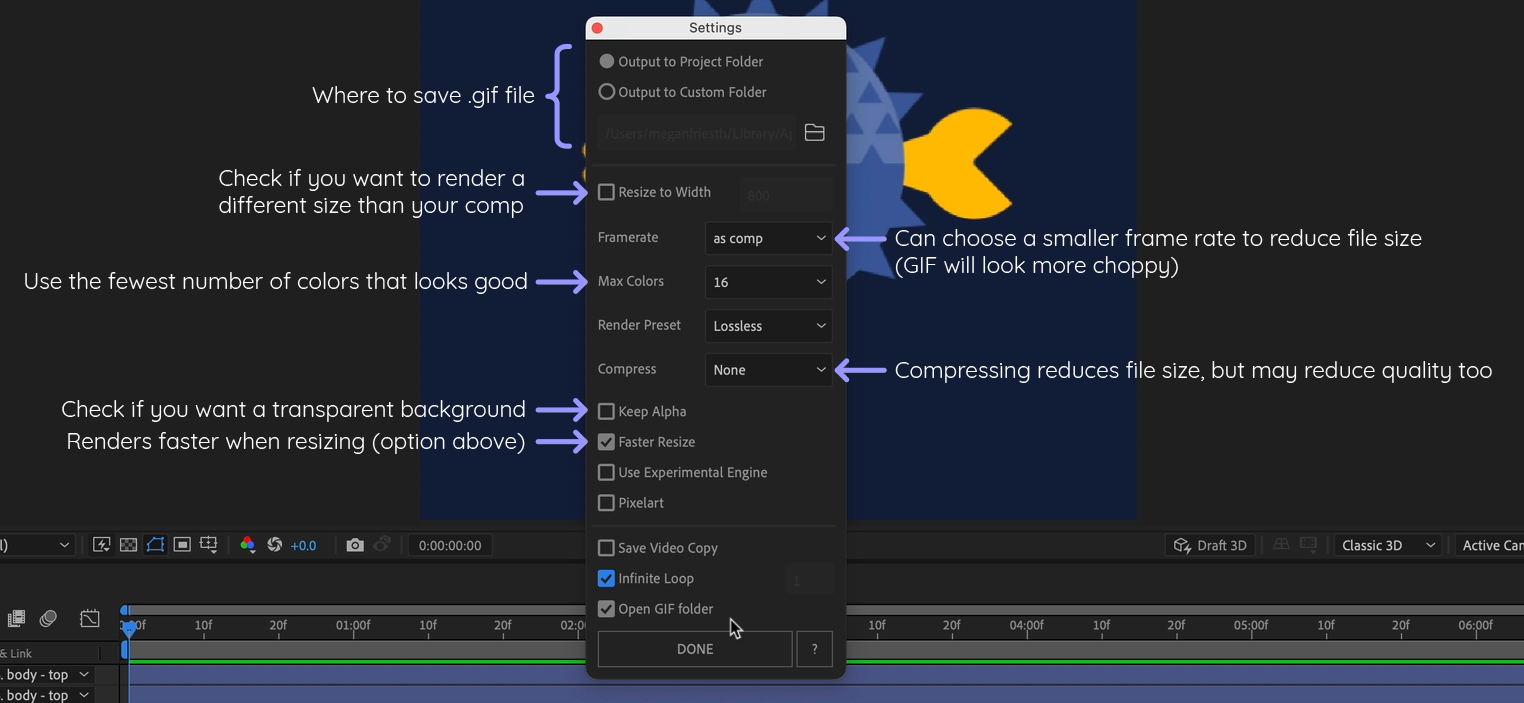 AE Fundamentals: Render a GIF